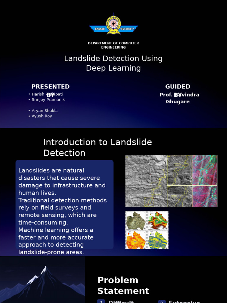 Landslide Detection Using Deep Learning Pdf Landslide Deep Learning