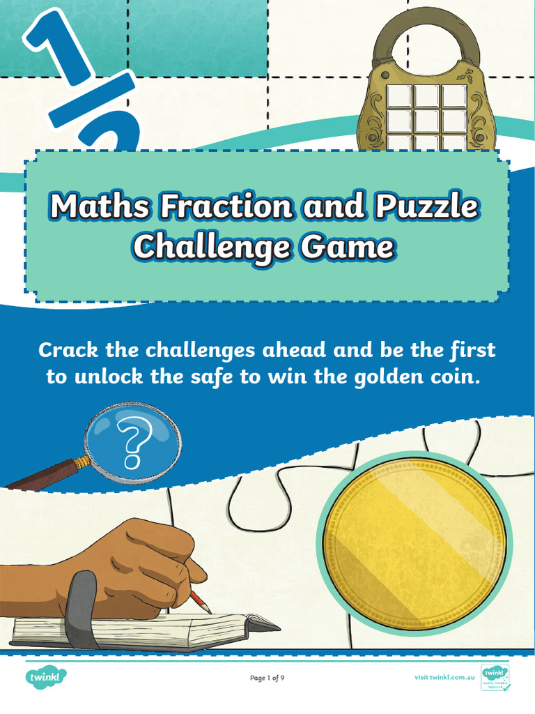 Maths Chance and Puzzle Escape Room | PDF