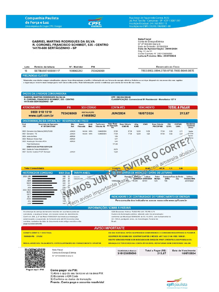 Comprovante de Residência | PDF