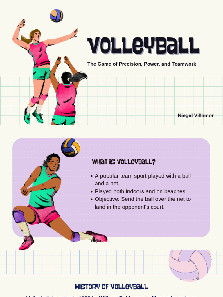 Volleyball Education Presentation | PDF | Volleyball | Athletic Sports