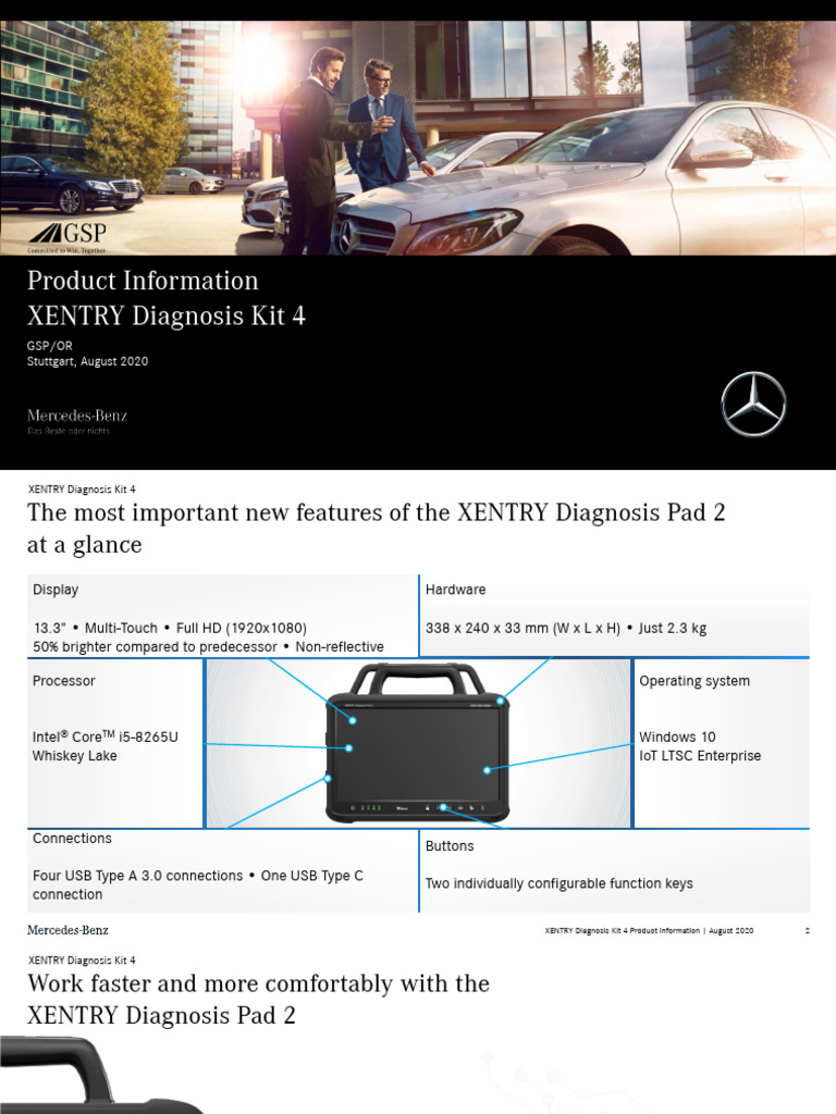 XENTRY Diagnosis Kit 4 Overview | PDF | Usb | Hdmi