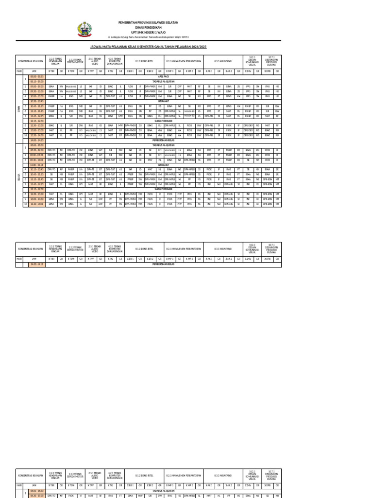 R1 Roster Ramadhan 2025 - 023007 | PDF