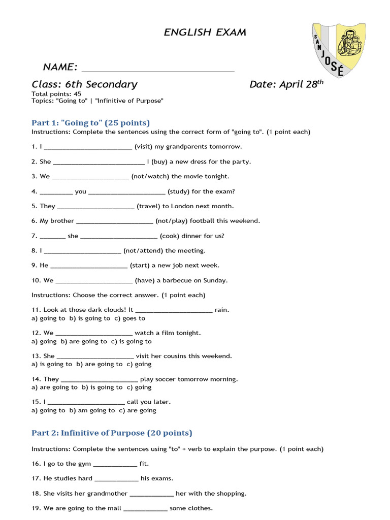 Examen Trimestral 6to Sec 1 - 2025 | PDF