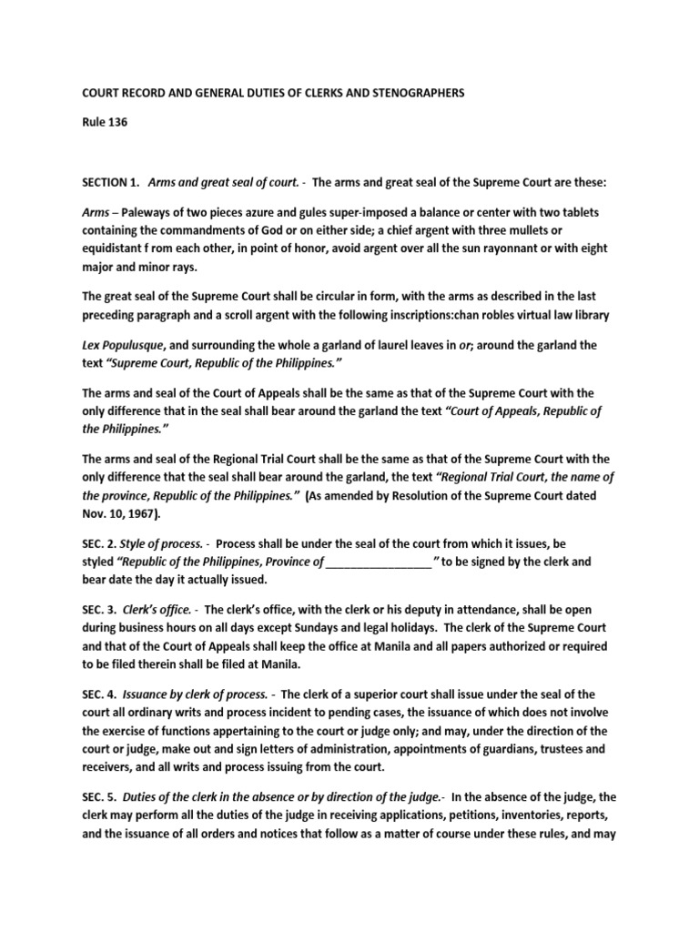 Rules of Cort Rule 136-139 | PDF | Lawyer | Judgment (Law)