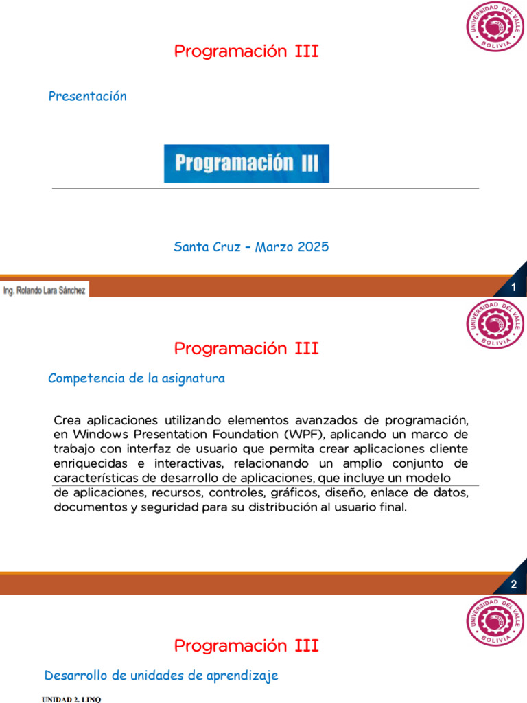 Clase - XVI - Prog - III | PDF | Consulta integrada de idiomas ...
