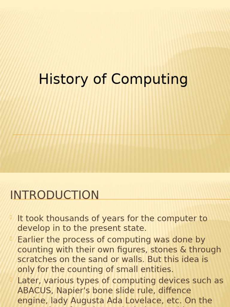 Week2-History and Generation of Computing | PDF | Integrated Circuit | Computer Data Storage