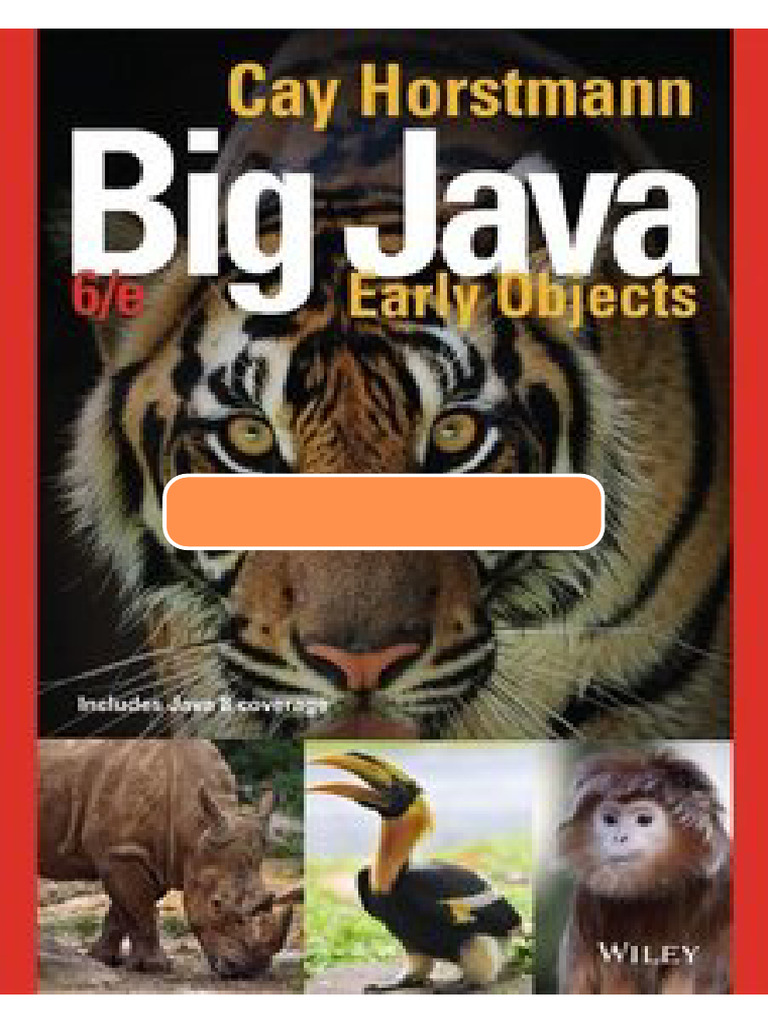 Testbank for Big Java Early Objects 6th Edition | PDF | Multiple Choice ...