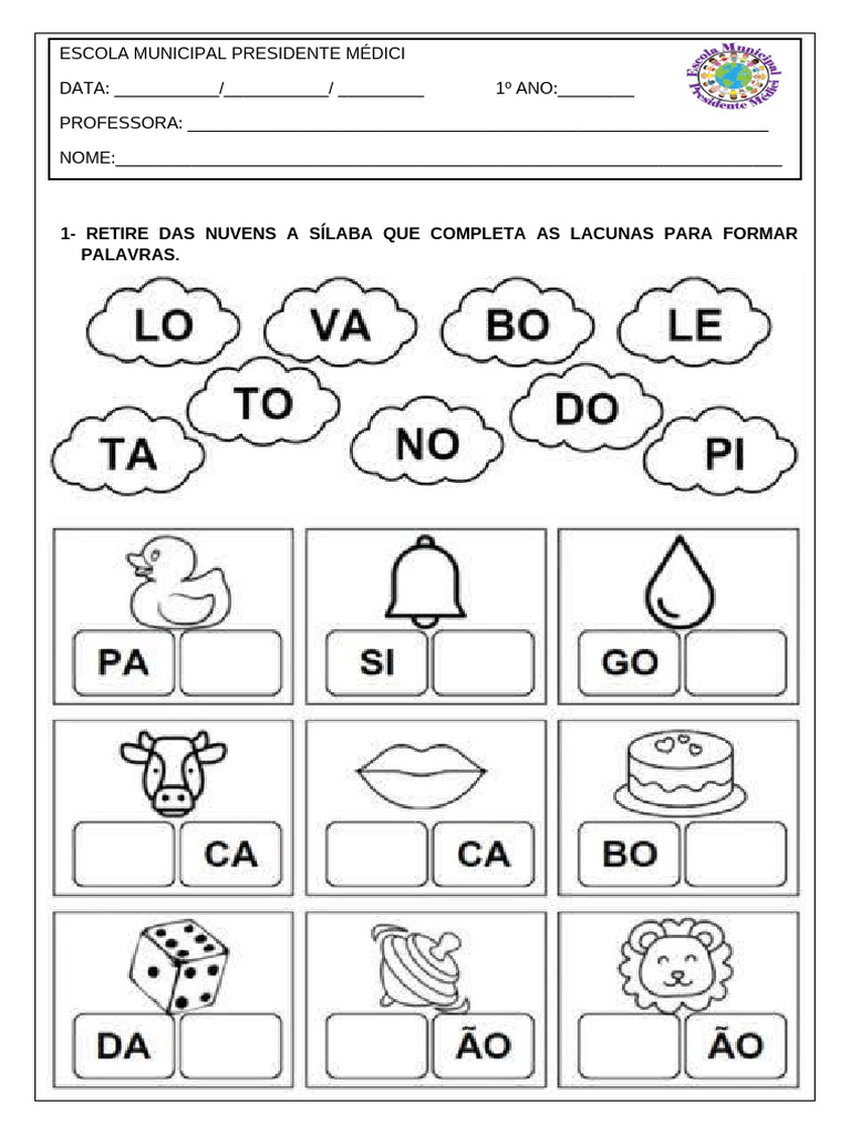 Sílabas Complete | PDF