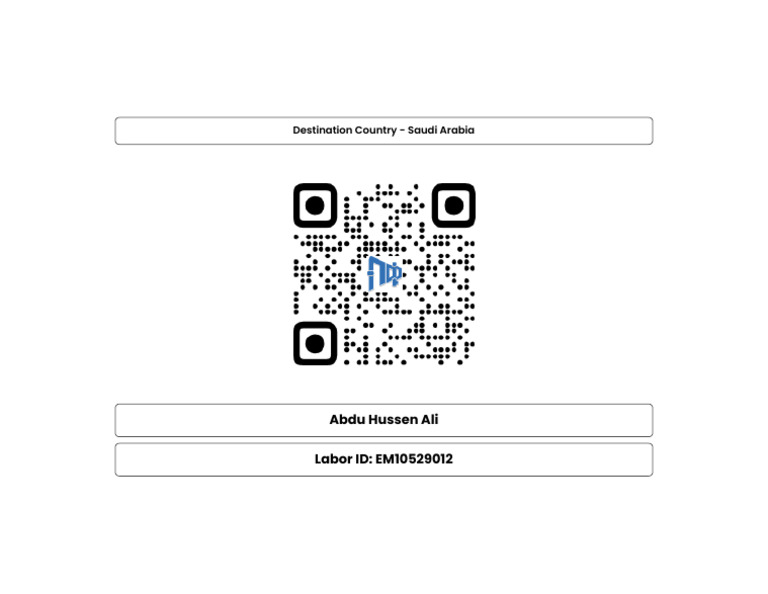 Abdu Hussen Ali QR CODE | PDF