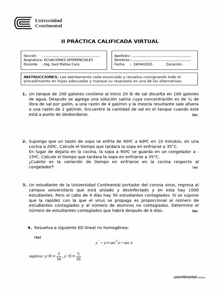 3 PRACTICA CALIFICADA - Propuesto | PDF