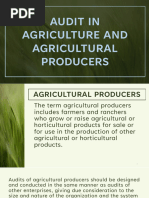 Audit in Agricultural Sector PDF | PDF | Agriculture | Depreciation