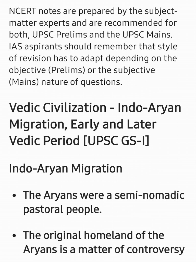 Vedic Civilization | PDF