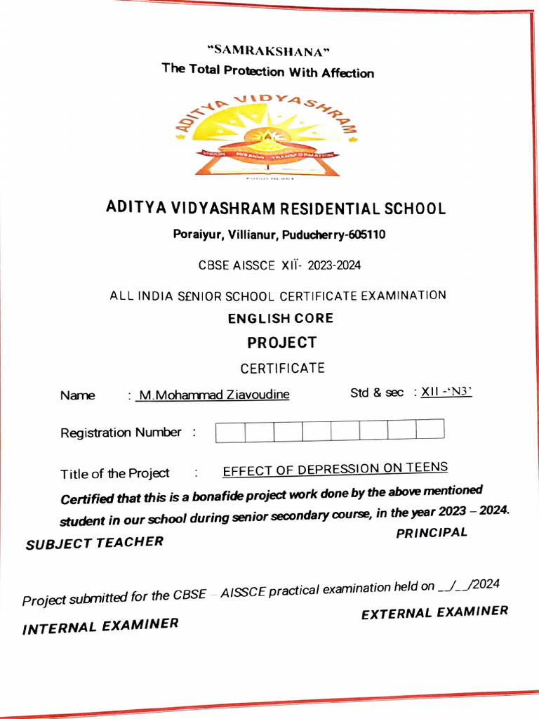 Investigatory Project Sample - Interview Based | PDF