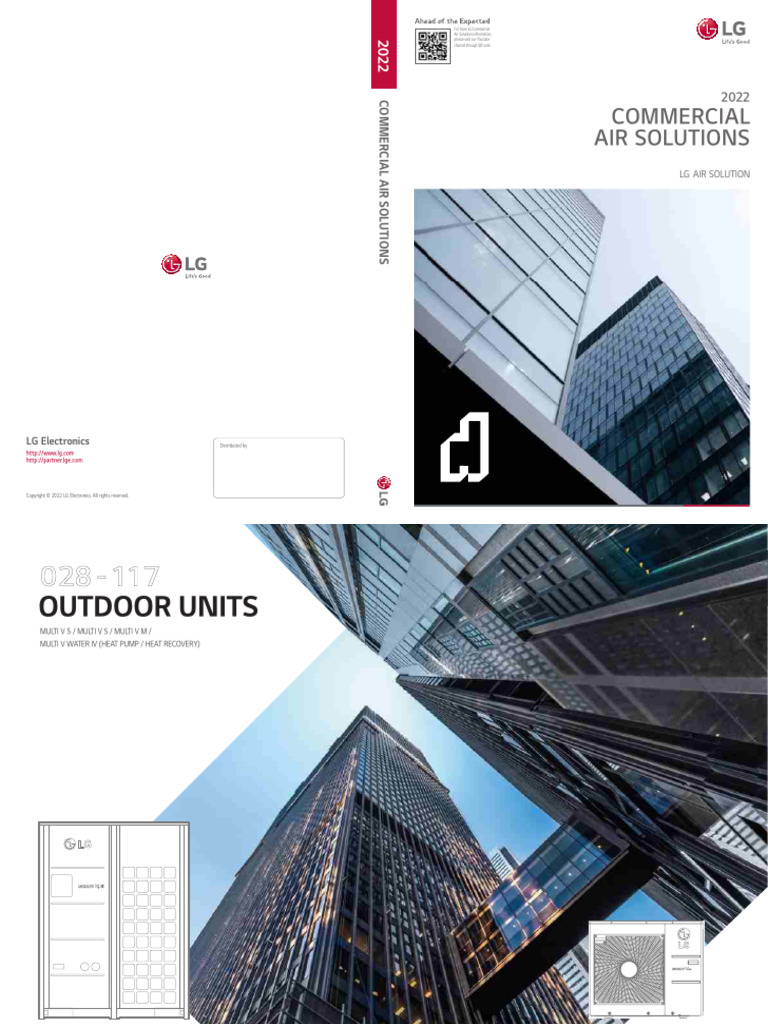 Multi V Catalogue-LG | PDF | Air Conditioning | Humidity
