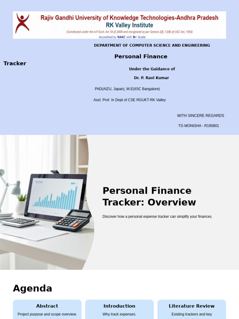 Personal_Finance_Tracker_Moni | PDF | Prediction | Databases