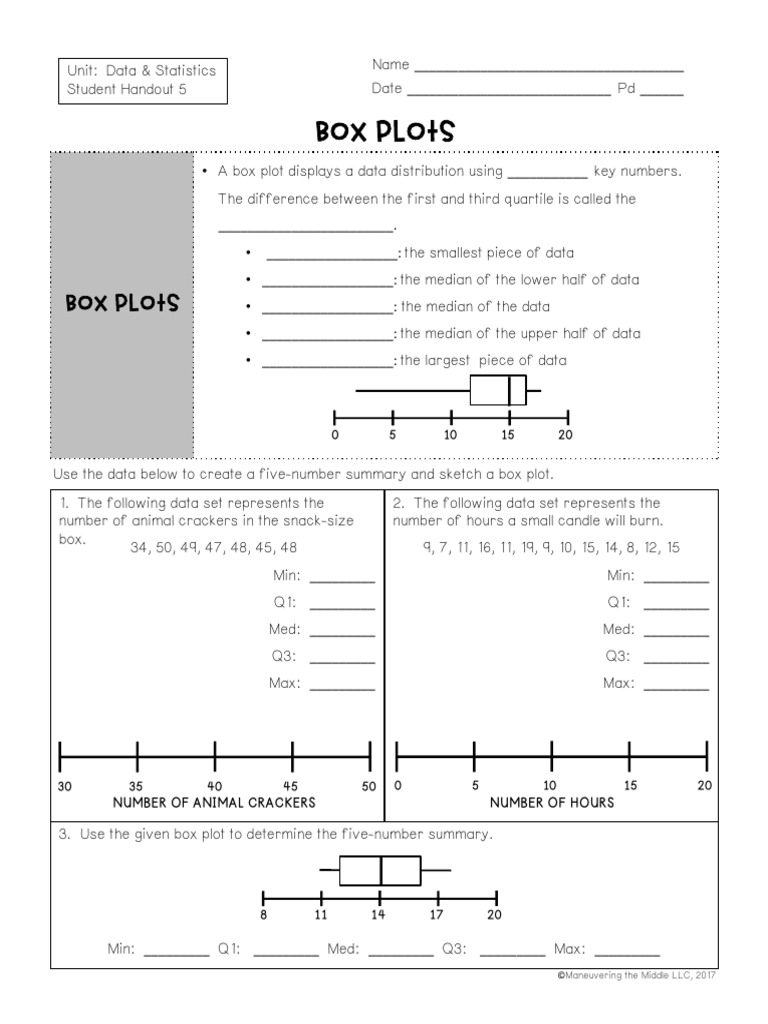 JAYDEN RODRIGUEZ - Copy of Thurs Box Plots Notes | PDF | Robust ...