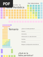 Familias de la Tabla Periódica Explicadas | PDF | Rieles | Tabla periódica