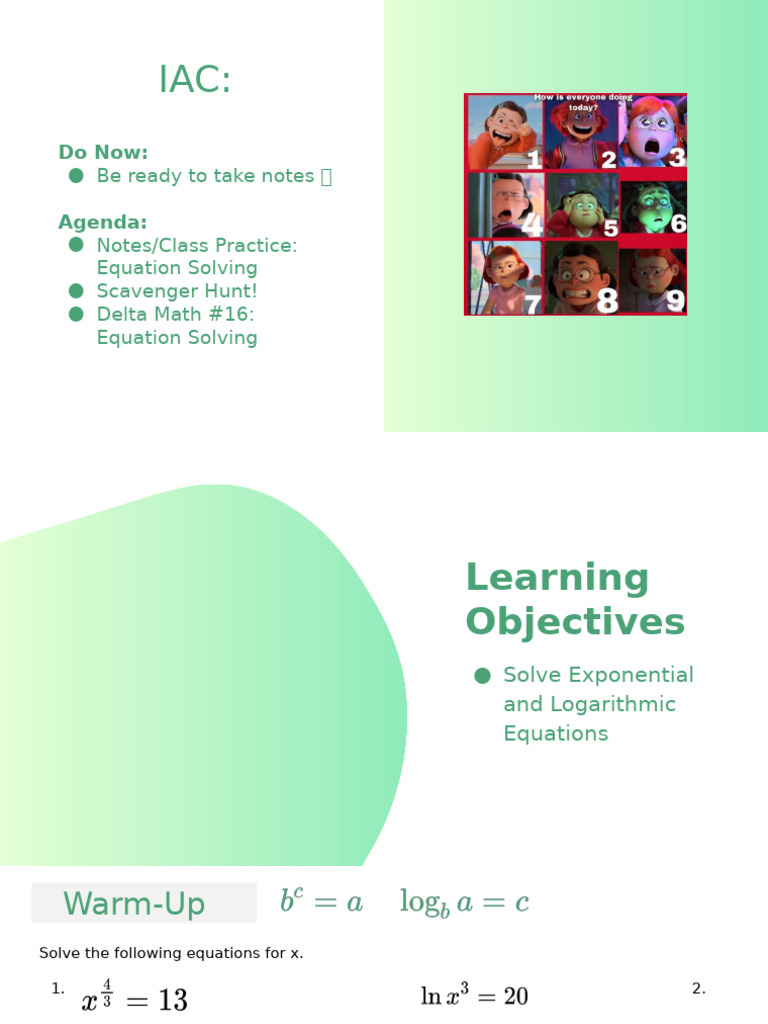 Calc Bootcamp Day 2 | PDF