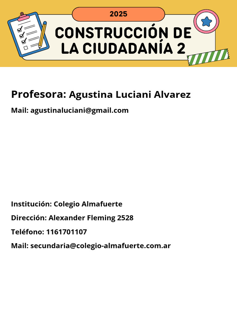 Construcci-N de La Ciudadan-A 2 2025 | PDF | Estado (política) | Democracia