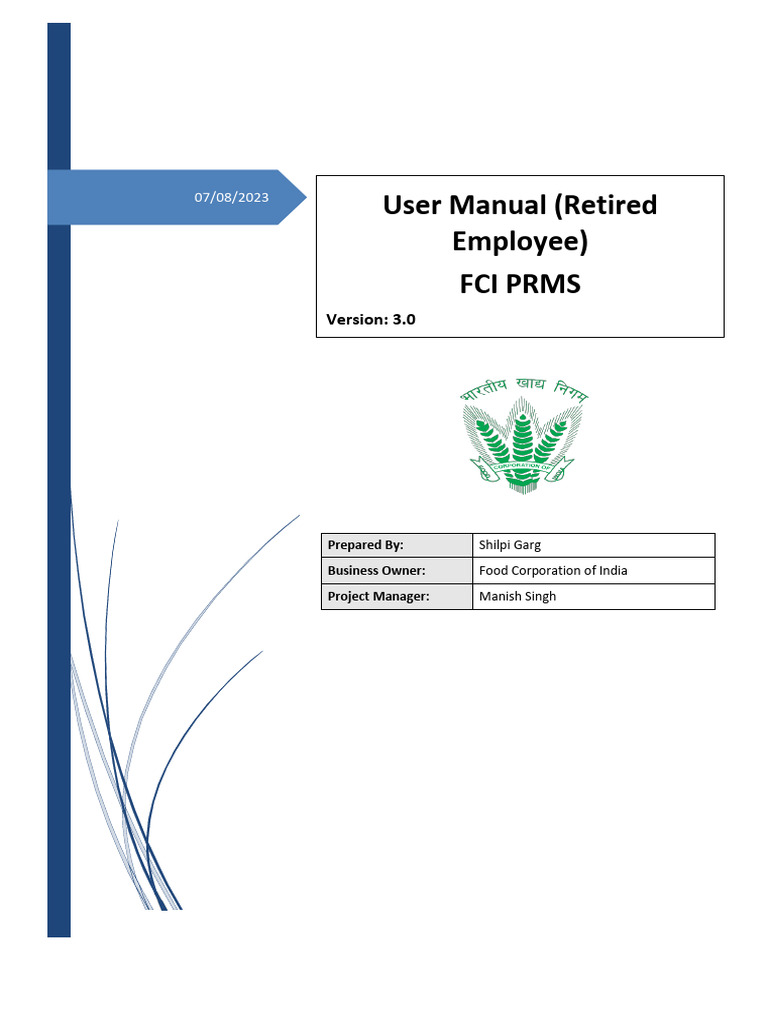 User - Manual - PRMS Updated - V3.0 | PDF | Login | Safari (Web Browser)