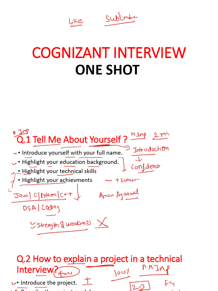 Cognizant Interview PDF | PDF | Object Oriented Programming | Databases