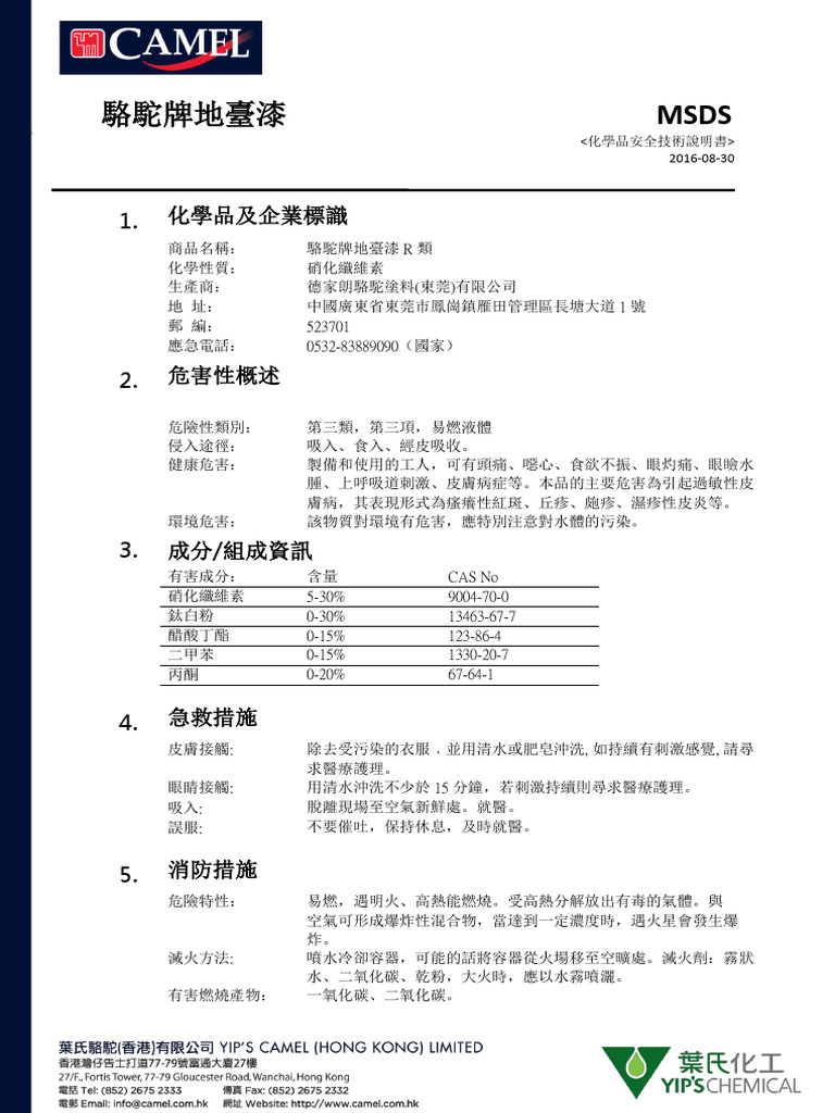 Camel - Floor Coating | PDF