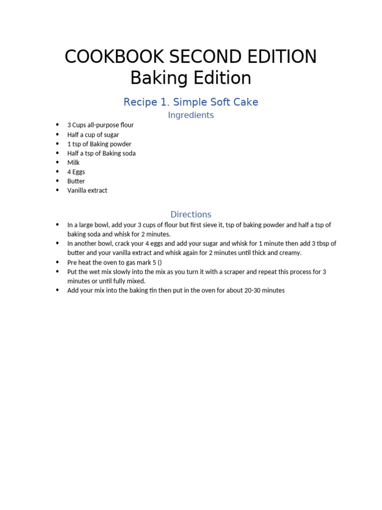 Cookbook Second Edition | PDF