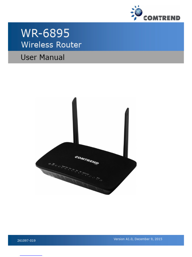 WR 6895 | PDF | Ip Address | Wi Fi