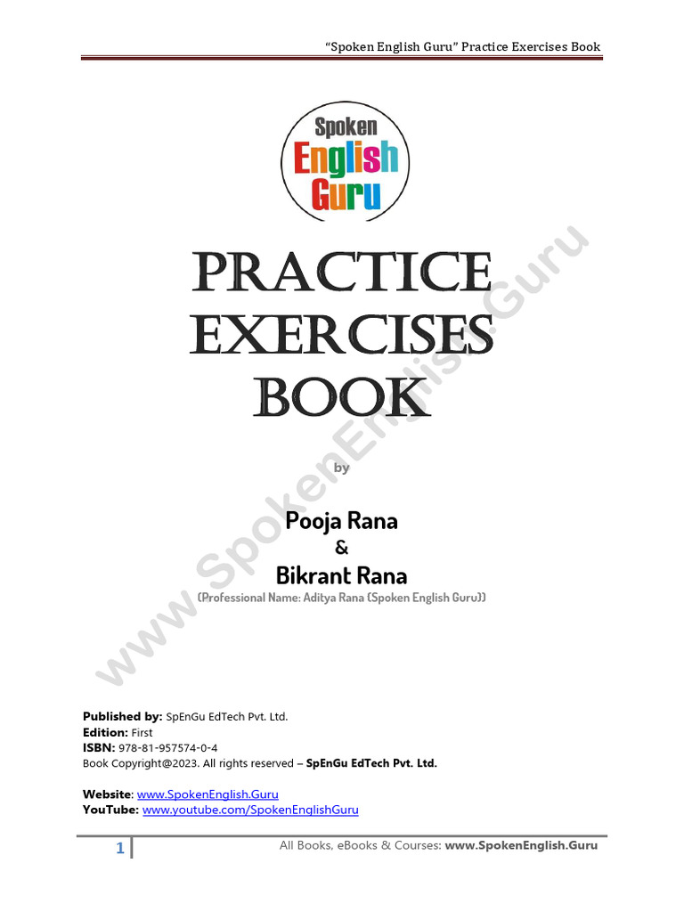 Practice Exercises Ebook | PDF