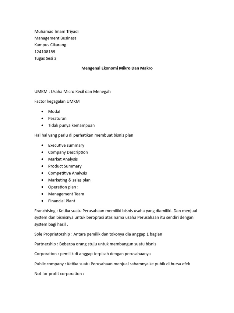 Muhamad Imam Triyadi-Tugas 3 | PDF