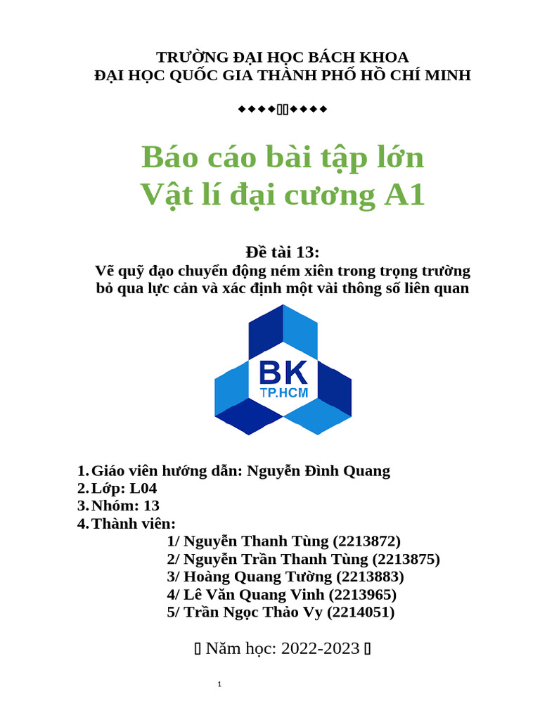 L04 - Nhóm 13 | PDF