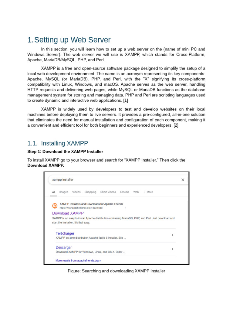Setting Up Web Server - Installing Xamp | PDF | Internet & Web | World Wide Web