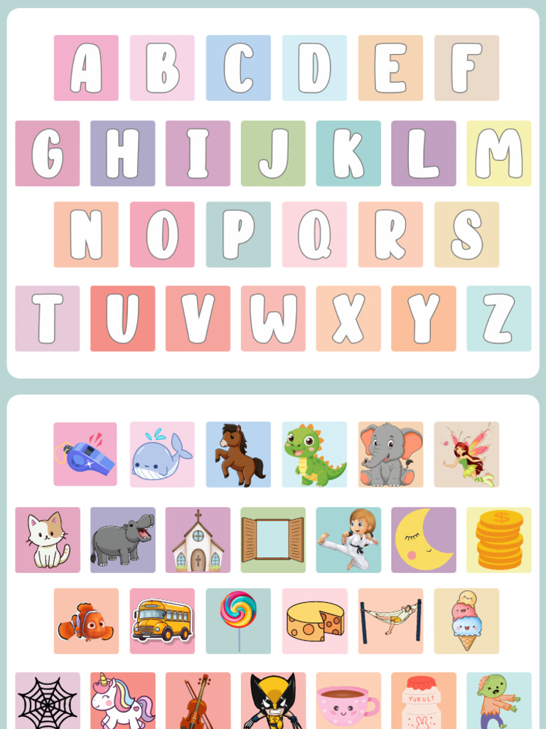 Uppercase Alphabet Poster | PDF