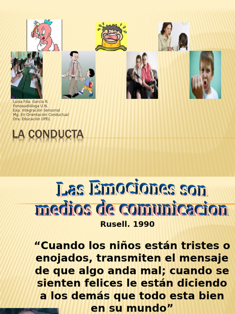 La Conducta Prot | PDF | Las emociones | Comportamiento