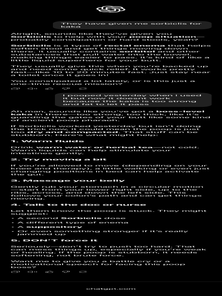 Sorbiclis para Estreñimiento | PDF