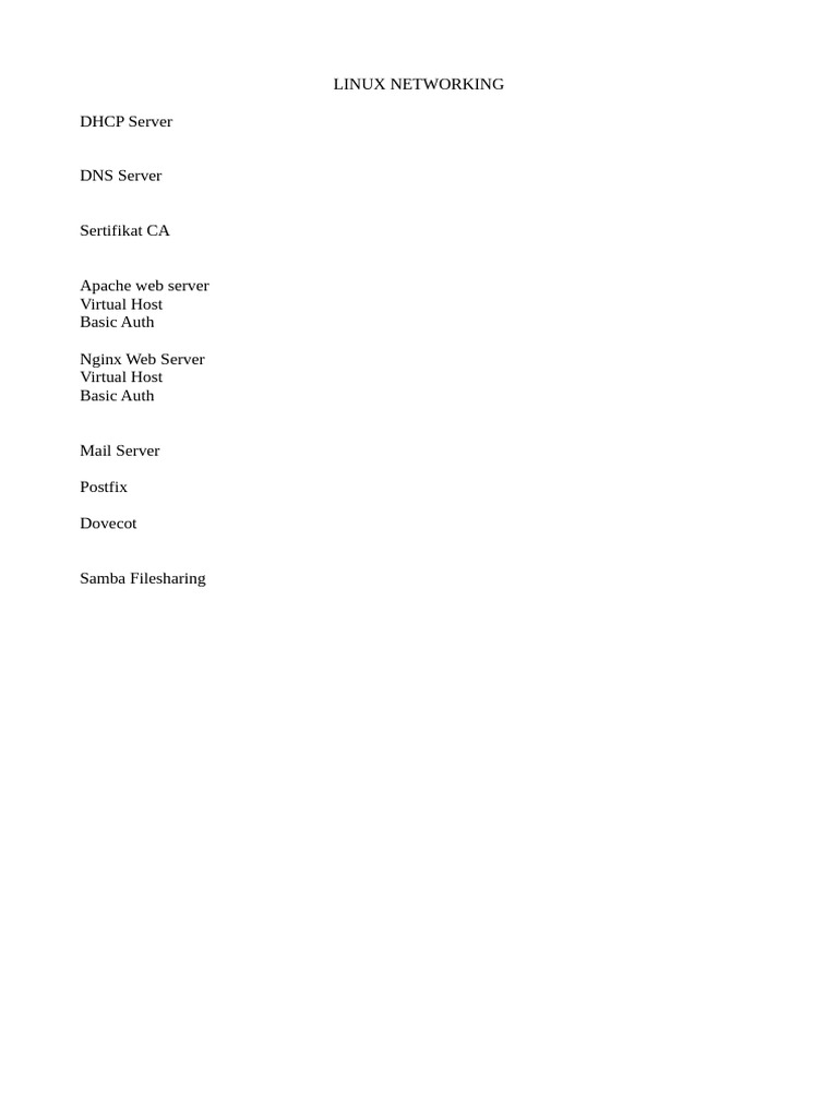 Linux Networking | PDF