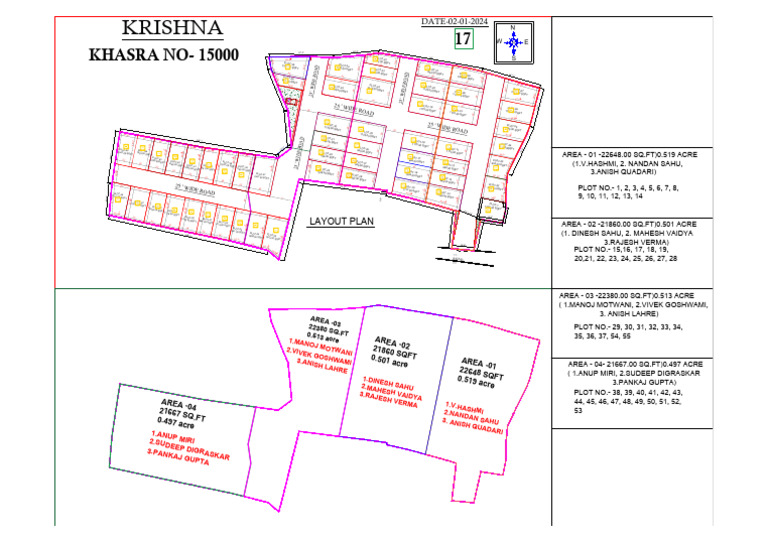 Krishna Final Layout Booking Update - 11-10-2024 | PDF