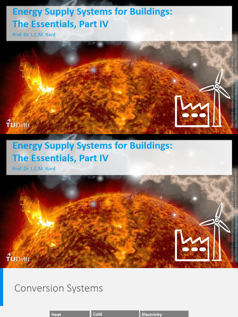 ECObuild 4x 2021 Module 0 9 Energy Supply Part IV-slides | PDF | Power (Physics) | Electric Power