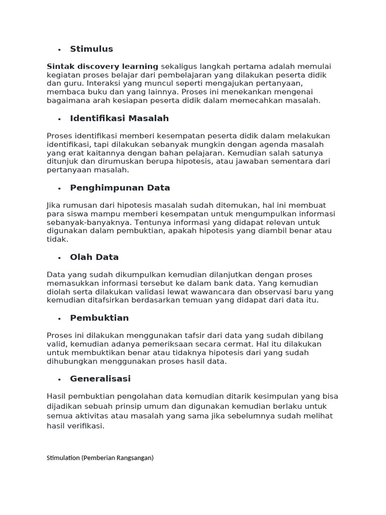 Discovery Learning | PDF