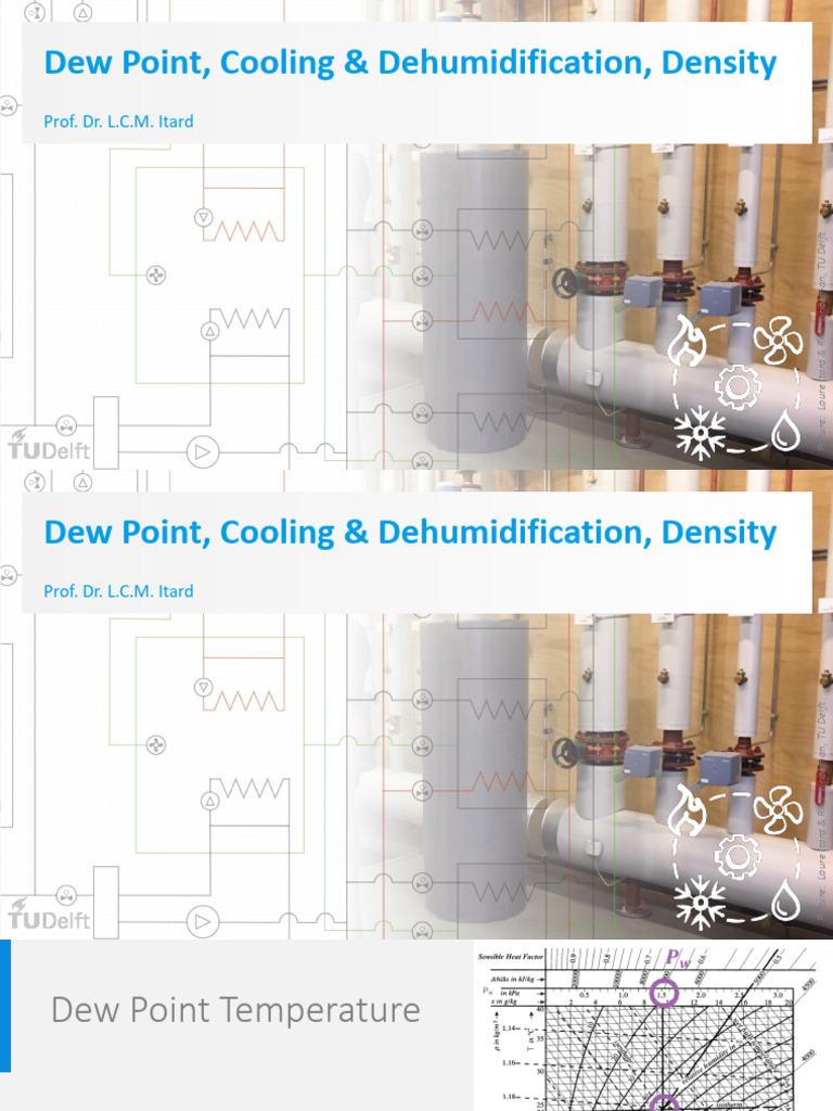 ECObuild 4x 2021 Week 2 3 Dew Point Cooling and Dehumidification Density-Slides | PDF