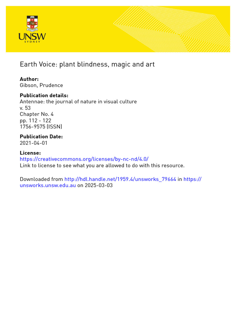 Antennae Issue 53 4 | PDF | Nature | Gardens