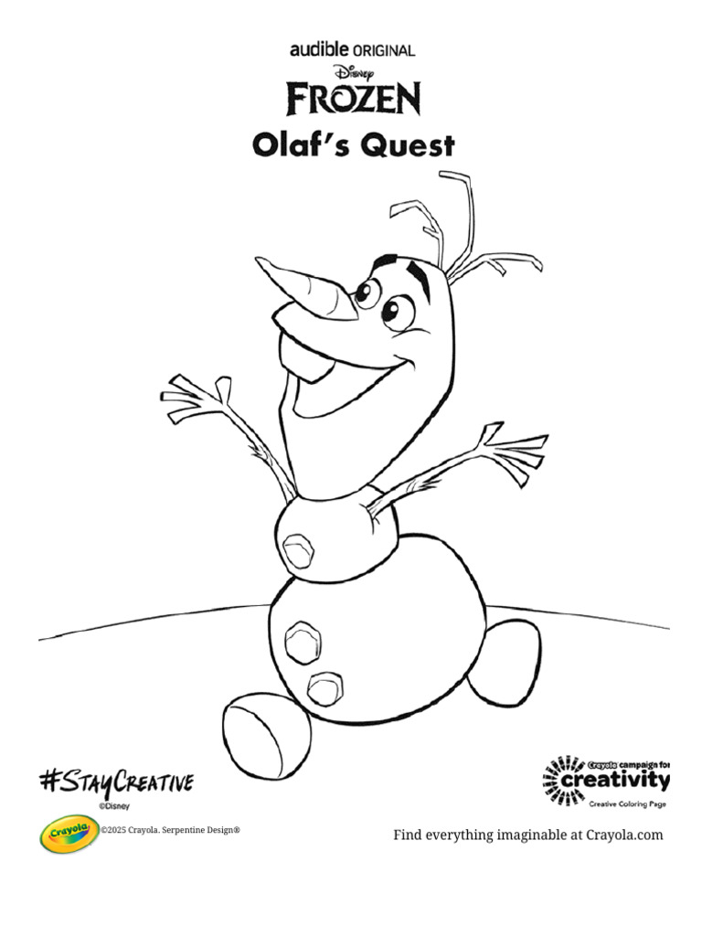 Disney Frozen_ Olaf's Quest _ crayola.com | PDF