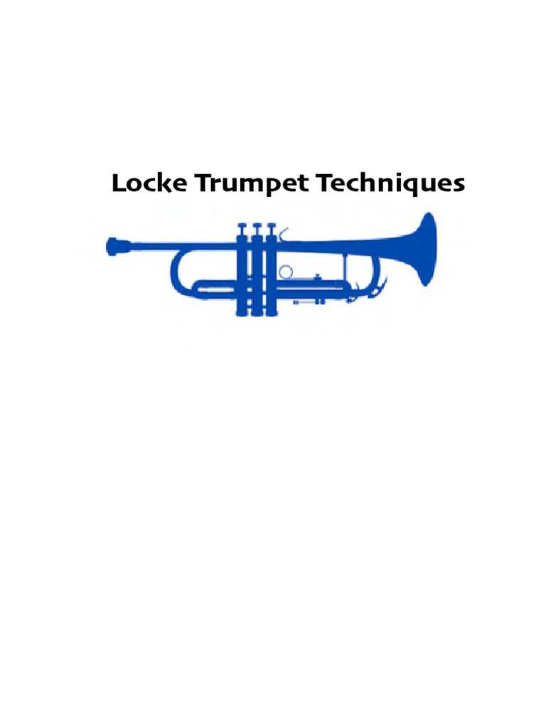 Locke Trumpet Techniques | PDF | Brass Instruments | Aerophones