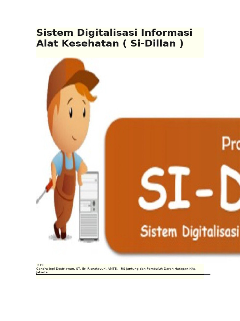Sistem Digitalisasi Informasi Alat Kesehatan | PDF