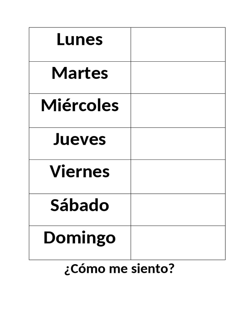 Semana - Emociones | PDF