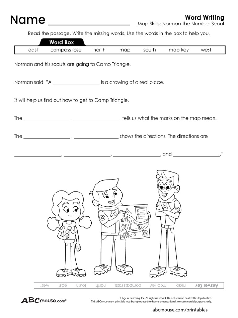 ABCmouse-Map-Skills-Worksheets-8 | PDF
