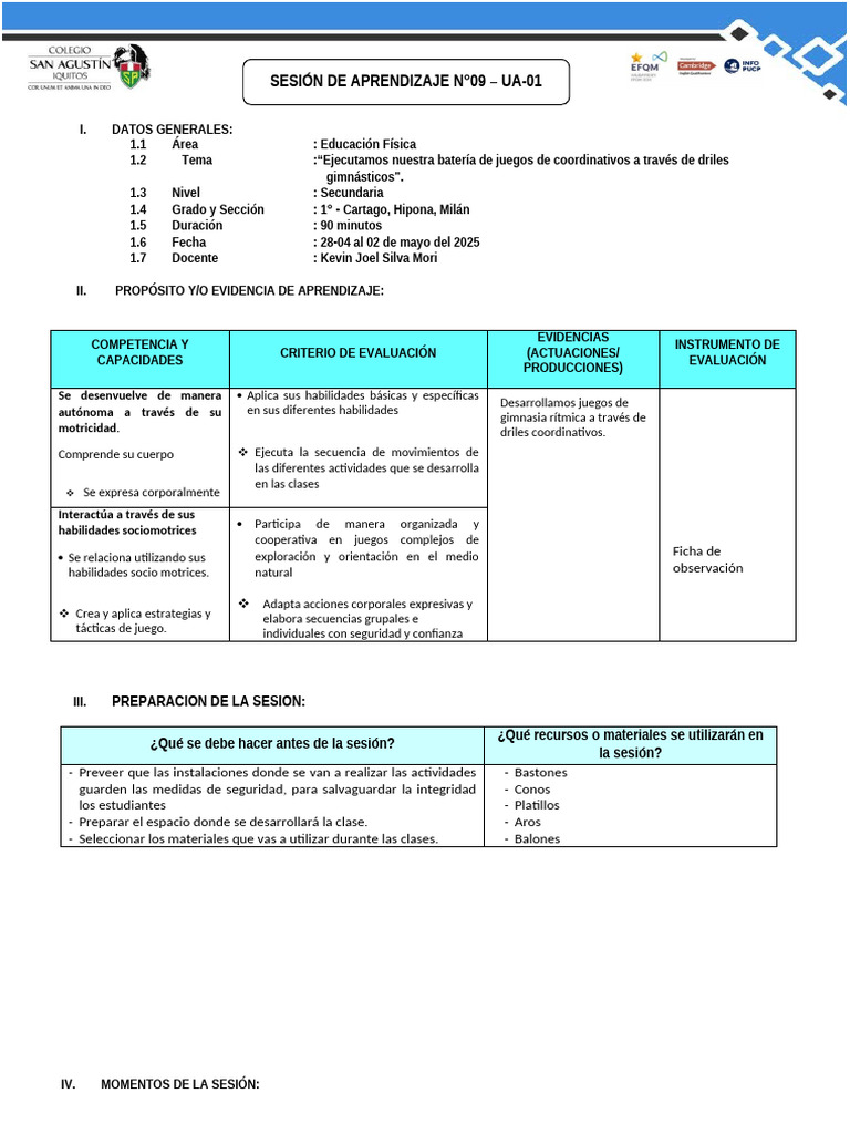 Juegos de Coordinación en Educación Física | PDF | Aprendizaje ...