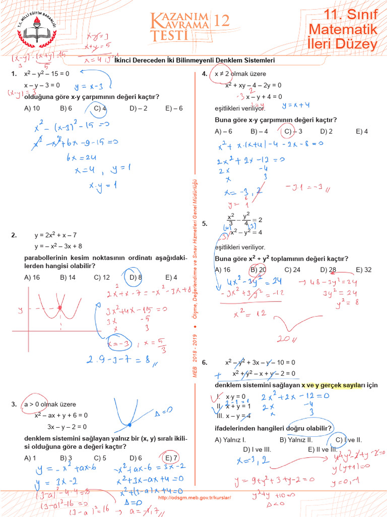11 Mat 2.d Denk | PDF