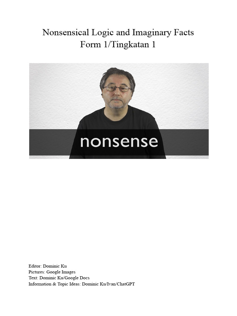 Nonsensical Logic and Imaginary Facts | PDF