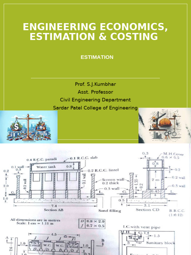 Lect 7 Estimation & Costing - ARCH | PDF